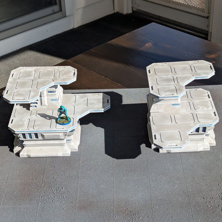 3D Printable Sci-Fi Generator Arena Terrain Collection - 28mm 32mm ...