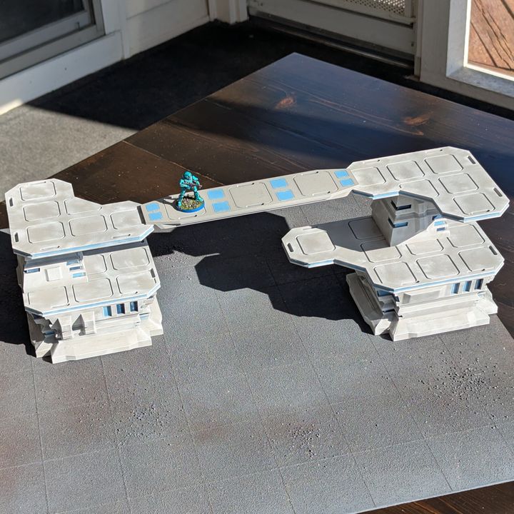 3D Printable Sci-Fi Generator Arena Terrain Collection - 28mm 32mm ...