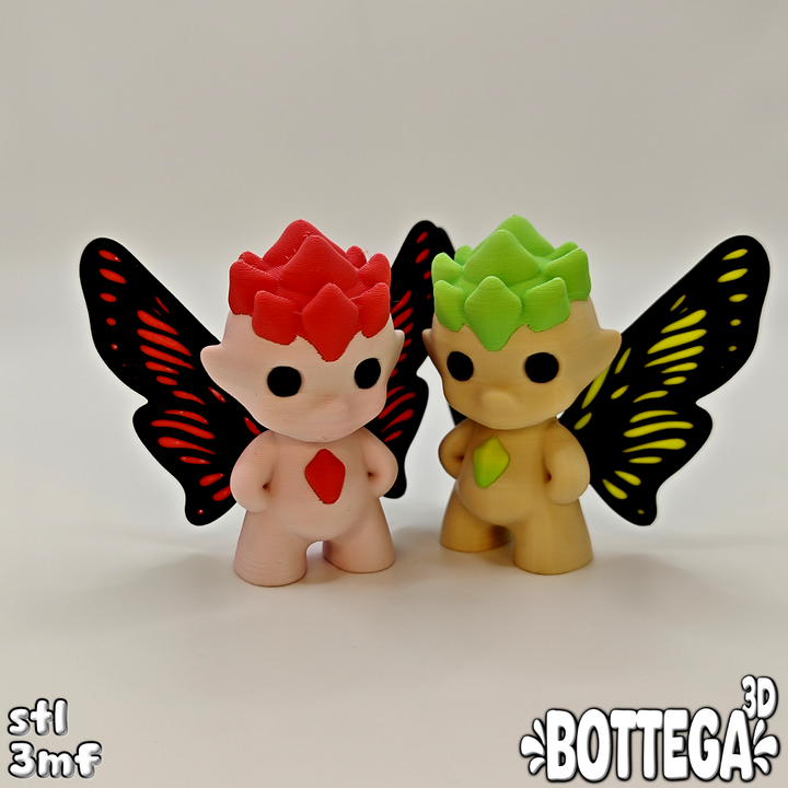 3D Printable BIXIE! The first trio! Menta - Flore - Aman by NOZZLE NOOK