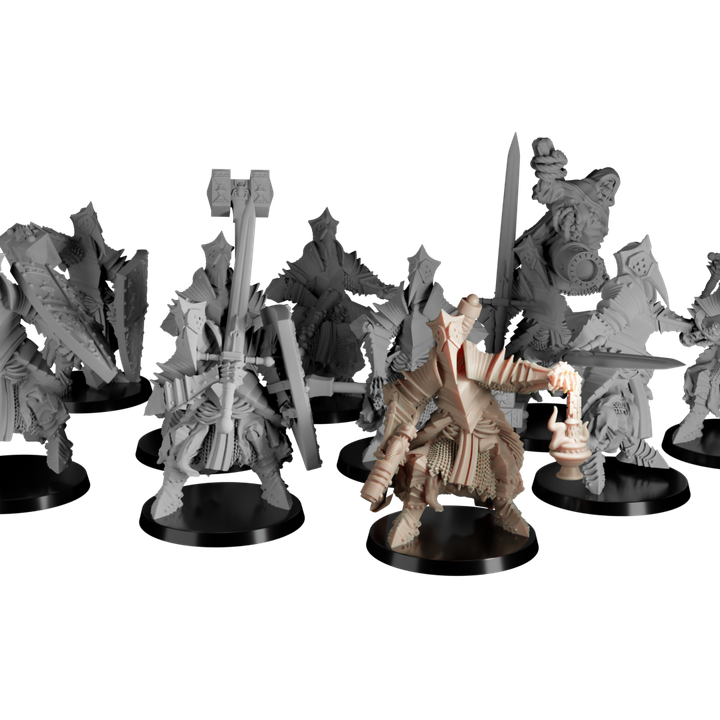3D Printable Plague Knights of Rust by RavenCrowe Minis