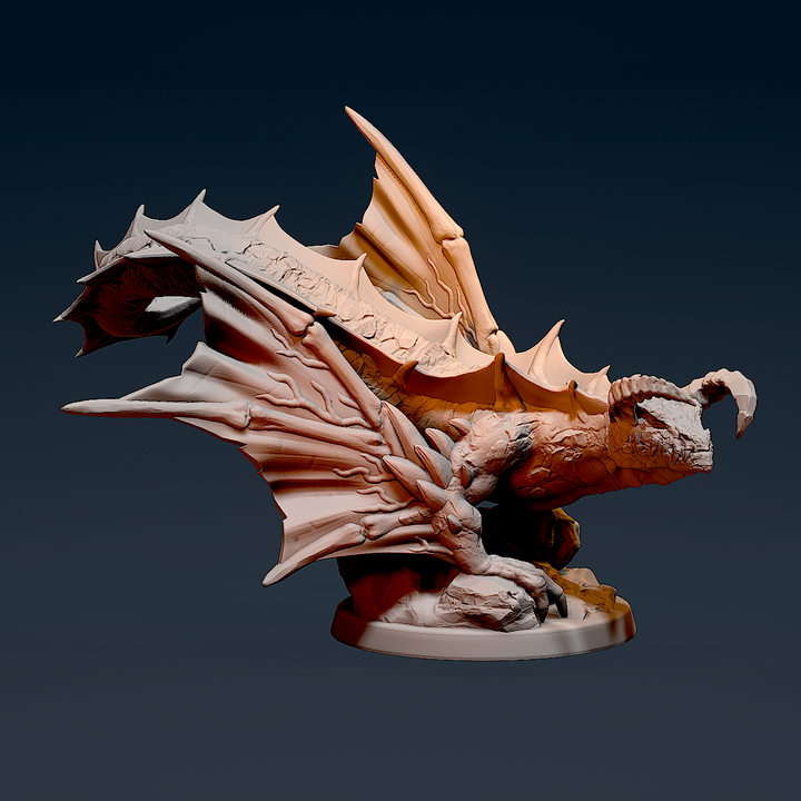3D Printable Crawling Dragon by MiniShev