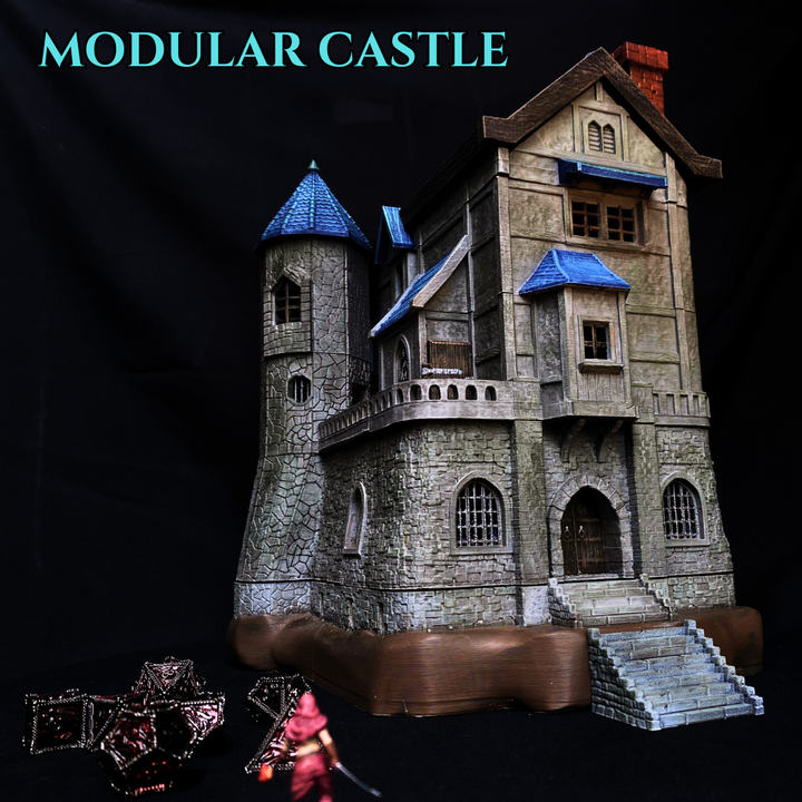 3D Printable Support-free Modular Castle: Complete Story: STL + PDF ...