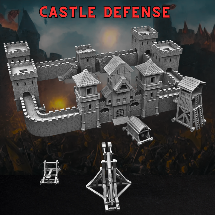 3D Printable Castle Defense: 3D Printable Siege Terrain [Merchant] by ...