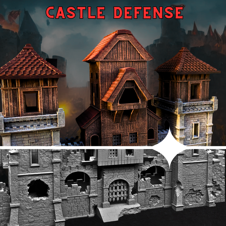 3D Printable Castle Defense: 3D Printable Siege Terrain [Merchant] by ...