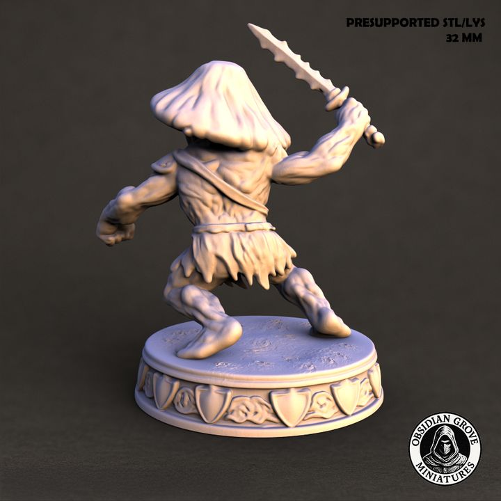 3D Printable Mushman by Obsidian Grove Miniatures
