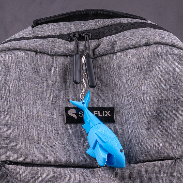 3D Printable Clicking JAWS Fidget & Keychain by Stlflix