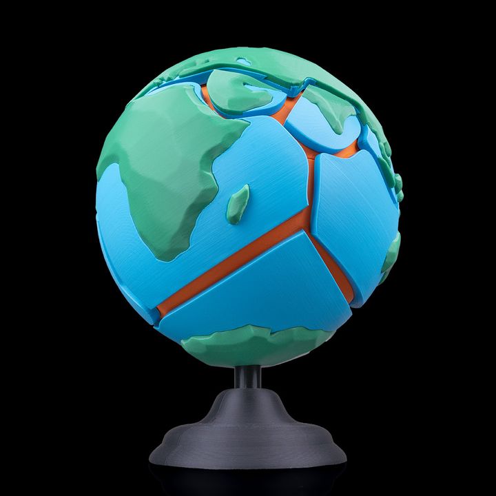 3D Printable Planet Puzzle by Stlflix