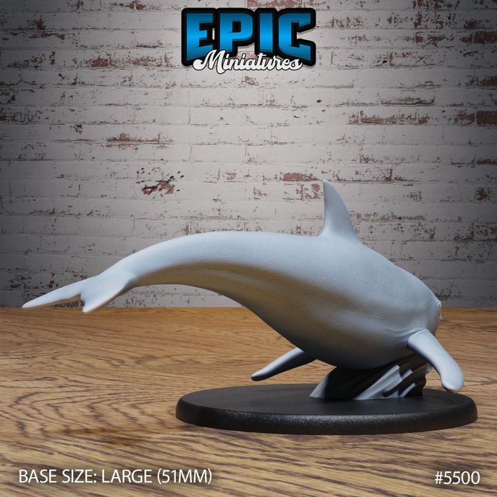 3D Printable Dolphin / Sea Water Creature / Ocean Beast / Underwater ...
