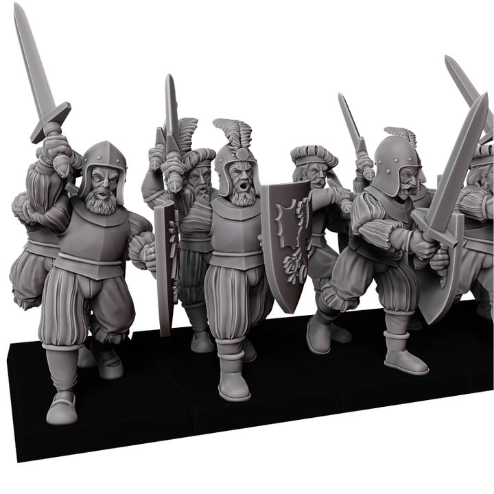 3D Printable State troops of the empire by Empire Miniatures