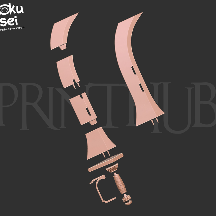 3D Printable Mushoku Tensei Jobless Reincarnation - Eris Boreas Greyrat ...