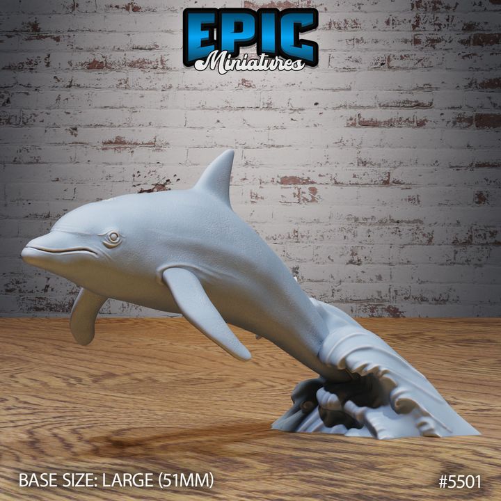 3D Printable Dolphin Set / Sea Water Creature / Ocean Beast ...