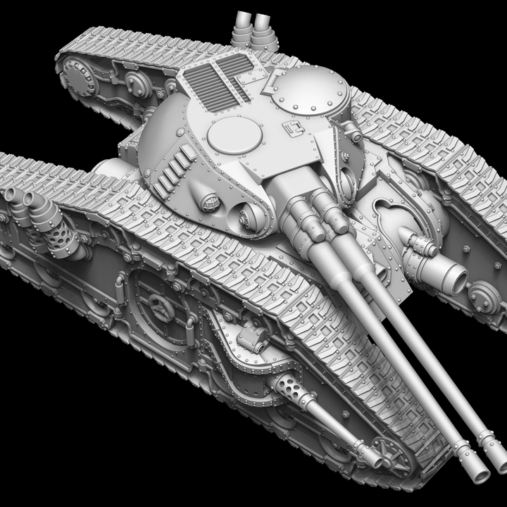 3D Printable Skjalos Guard - Sakraston Heavy Tank by Solwyte Studio