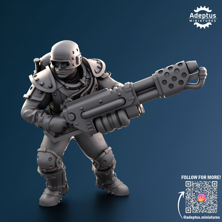 3D Printable Infantry Bundle. Greyplate Troops. Imperial Guard by ...
