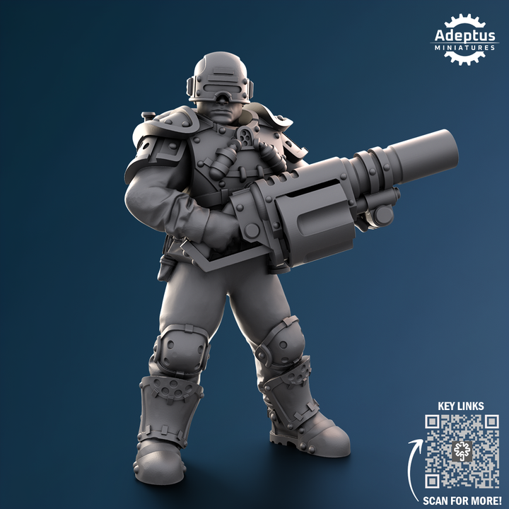 3D Printable Infantry Bundle. Greyplate Troops. Imperial Guard by ...