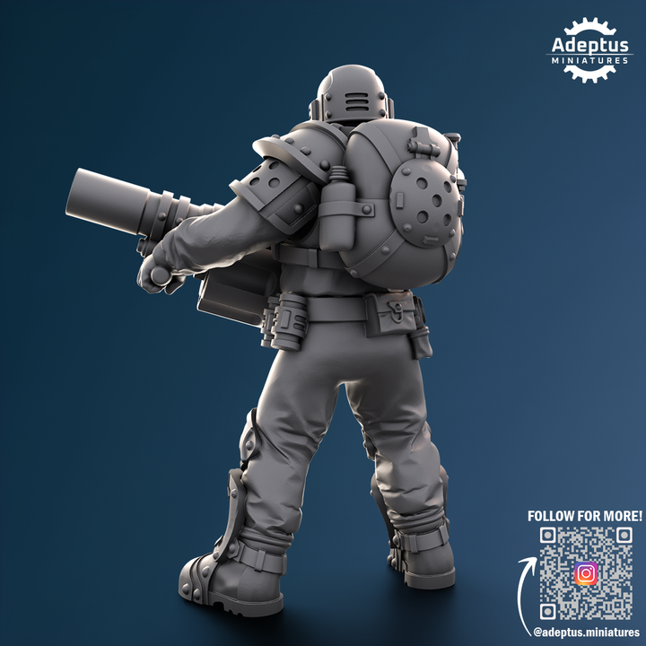 3D Printable Infantry Bundle. Greyplate Troops. Imperial Guard by ...