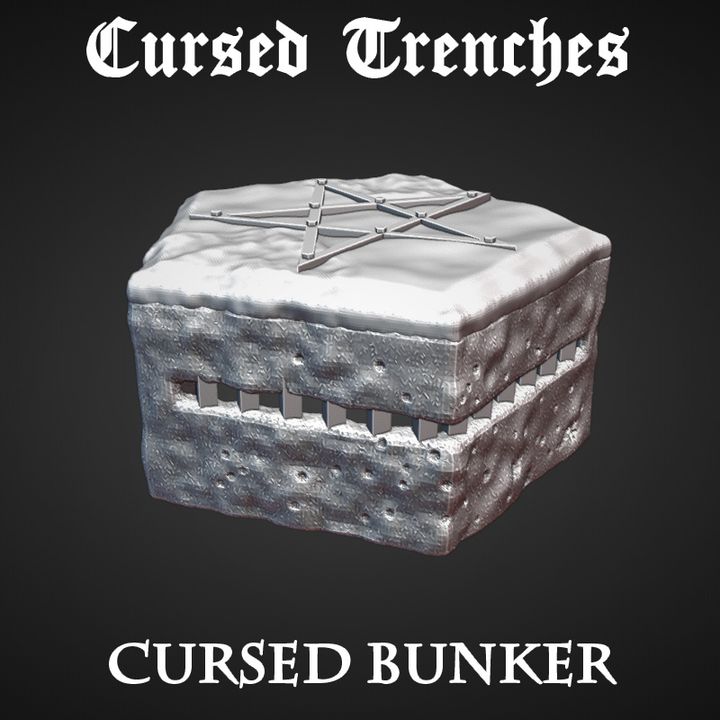 3D Printable Cursed Trenches: 3D Printable hellscapes by Warscape