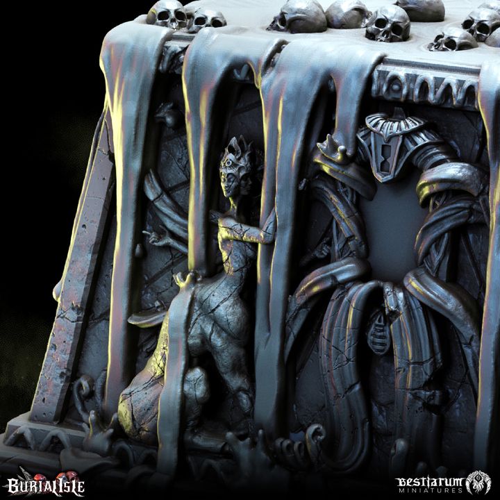 3D Printable Scythrian Blood Altar | Burial Isle | Terrain - Fantasy by ...