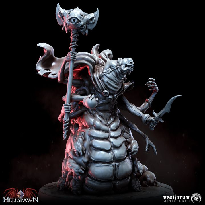 3D Printable Demon Grub Mages x2 | Hellspawn | Demon by Bestiarum ...