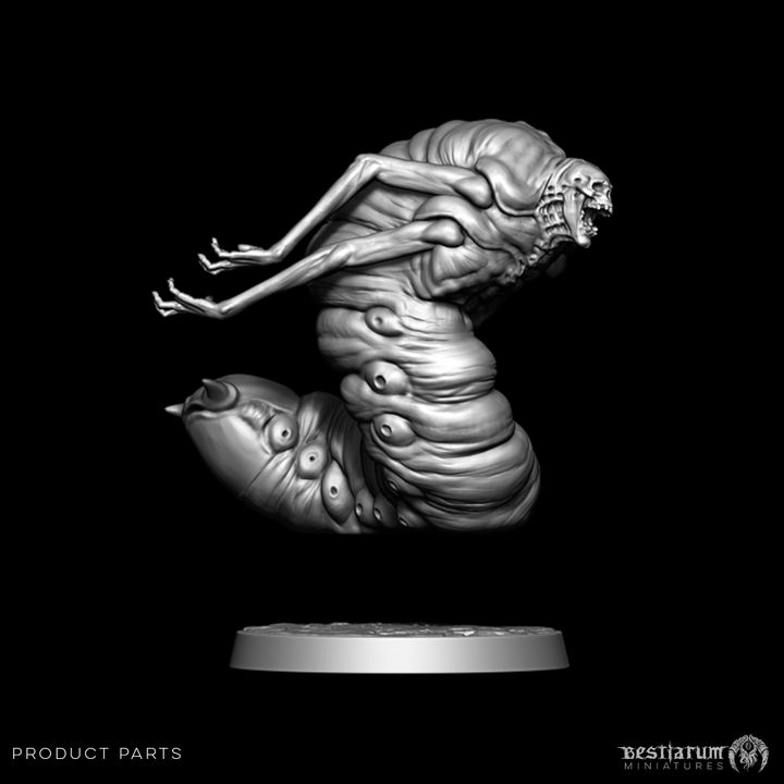 3D Printable Demon Grubs x5 | Hellspawn | Demon by Bestiarum Miniatures