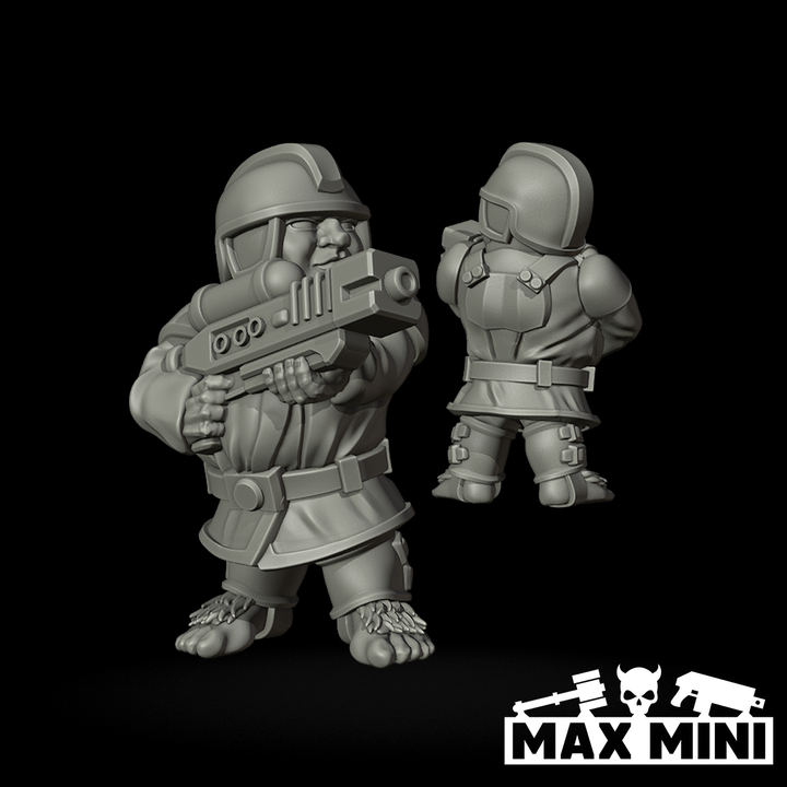 3D Printable Half Guard Energy Guns by Max Mini