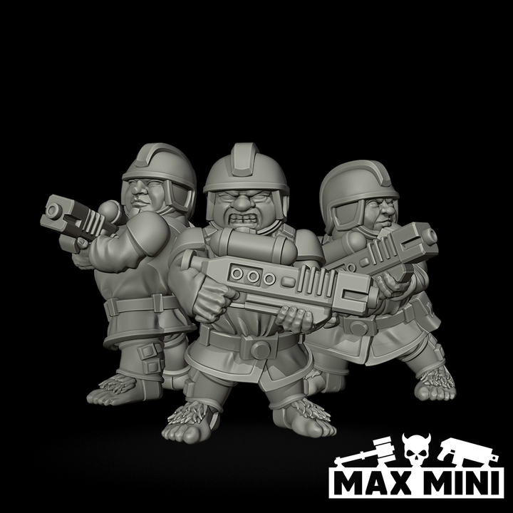 3D Printable Half Guard Energy Guns by Max Mini