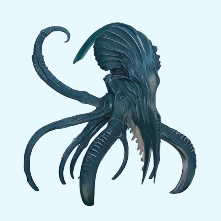 3D Printable Deep Void Leviathan by Fantasy Figures