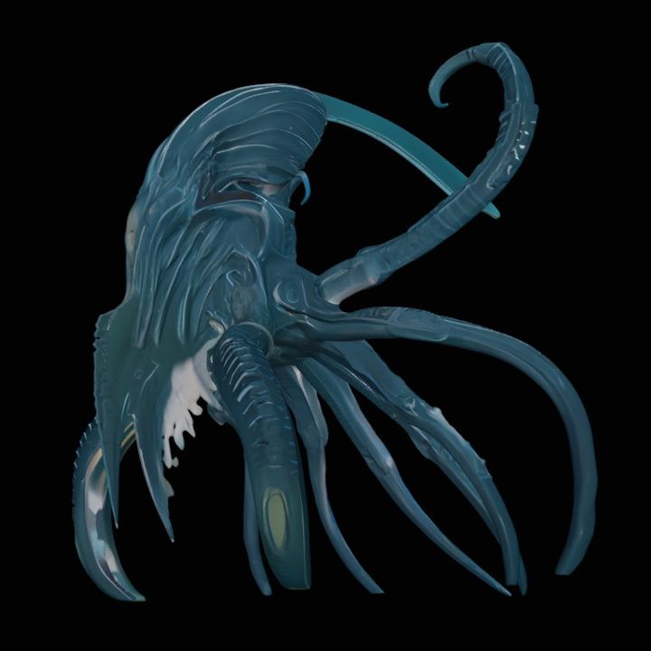 3D Printable Deep Void Leviathan by Fantasy Figures