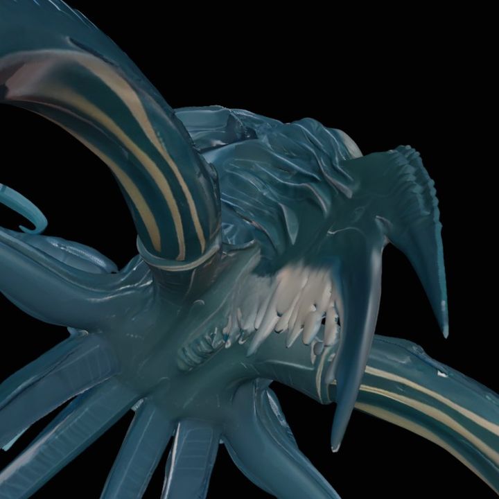 3D Printable Deep Void Leviathan by Fantasy Figures