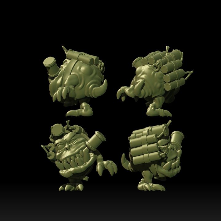 3D Printable Kommandoteam1 by Trollet Miniatures