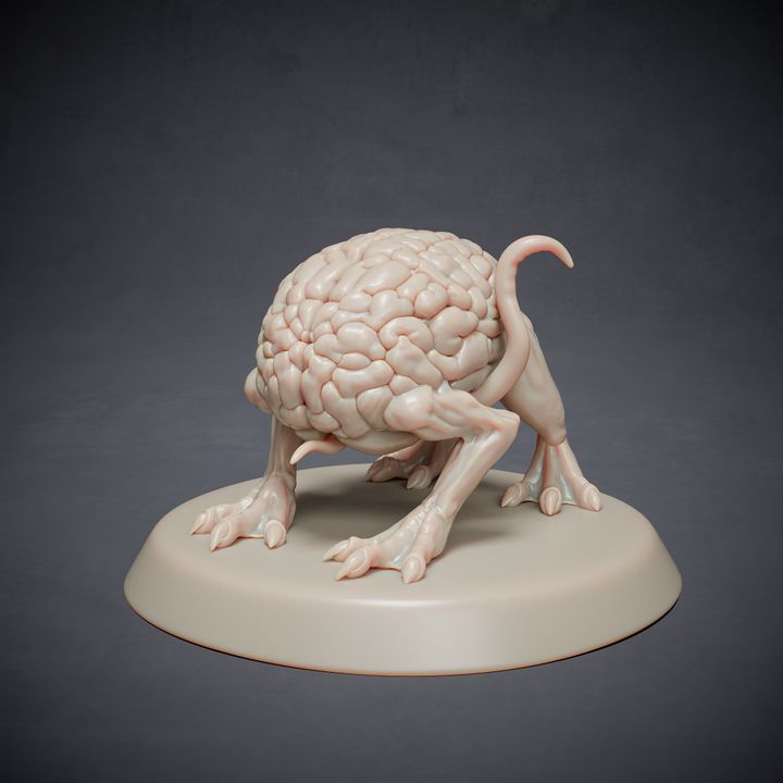 3D Printable Intellect Devourer 1 by Mothman-Studio