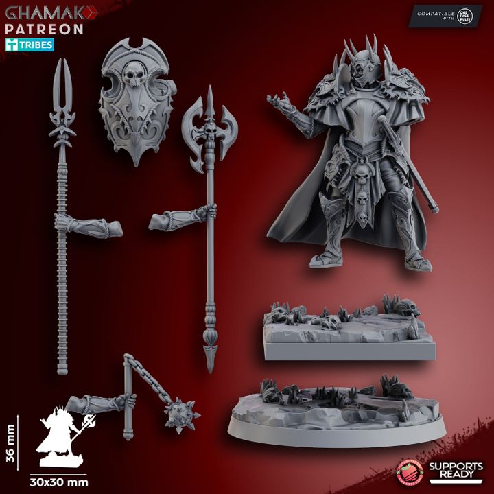 3D Printable Vampire Duke on foot by Ghamak