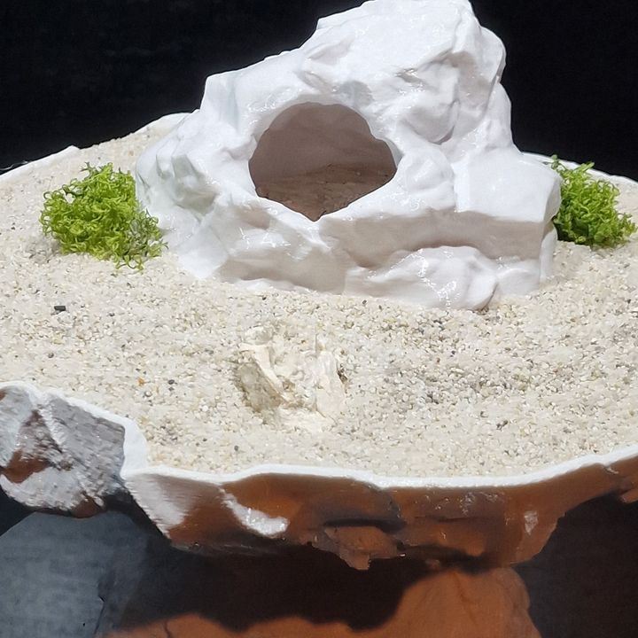 3D Printable Rocky Cave – Small Echoing Refuge | Aquarium, Terrarium ...