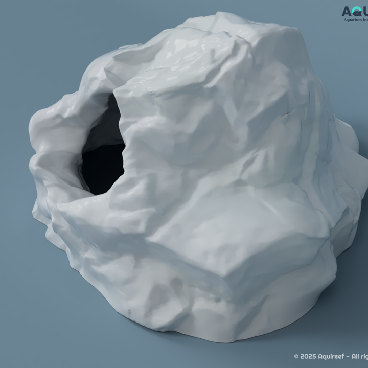 3D Printable Rocky Cave – Small Echoing Refuge | Aquarium, Terrarium ...