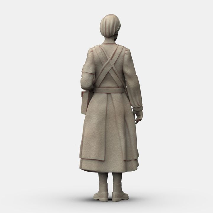 3D Printable German Nurse ww2 by Dmitry Tishchenkov