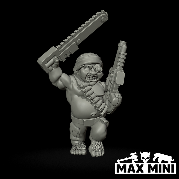 3D Printable Half Guard Hero: Lead Fist by Max Mini