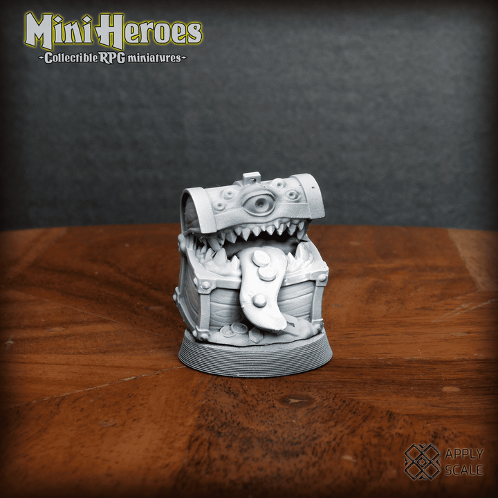 3D Printable Mimic - Mini Heroes (Collectible RPG Minis) by Apply Scale