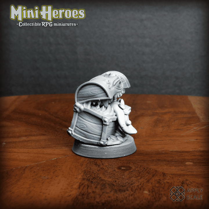 3D Printable Mimic - Mini Heroes (Collectible RPG Minis) by Apply Scale