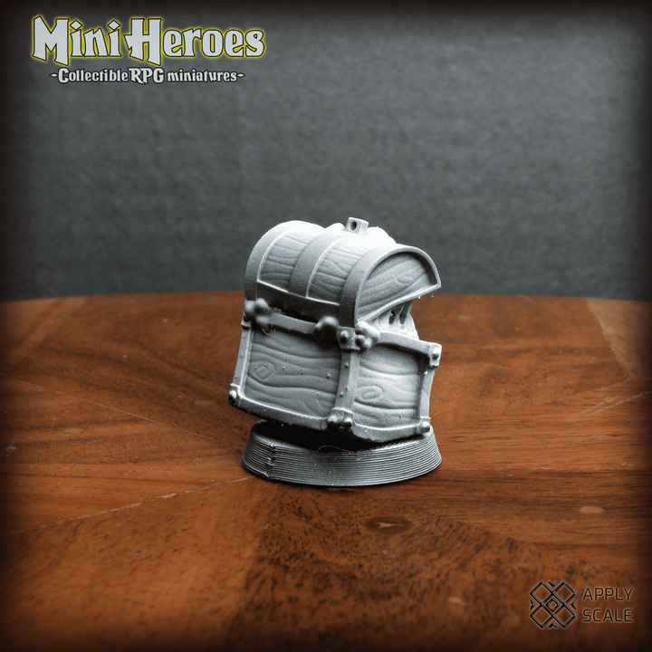 3D Printable Mimic - Mini Heroes (Collectible RPG Minis) by Apply Scale