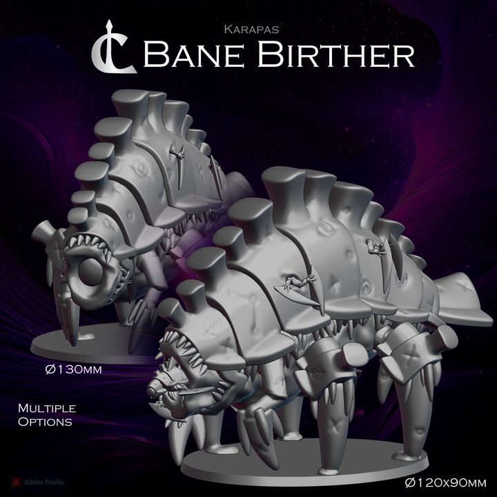 3D Printable Bane Birther - Presupported by Weeping Stars