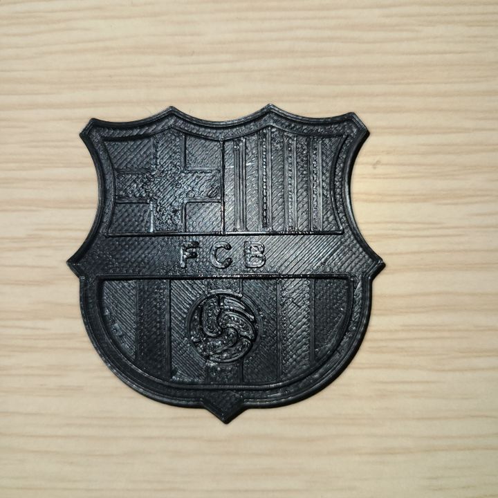 3D Printable Fc Barcelona 3d Logo by hirwa arsene