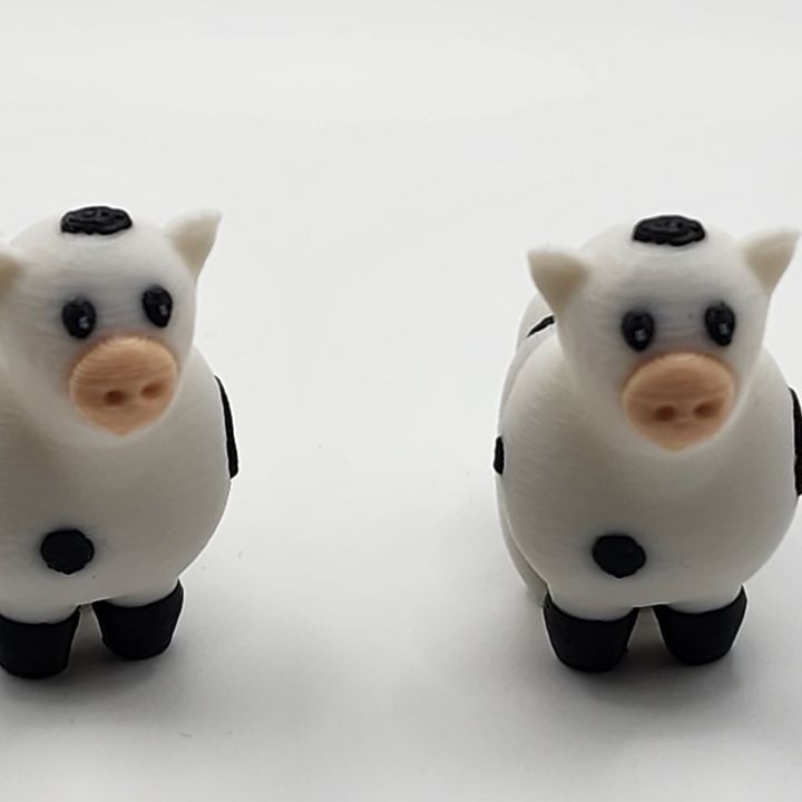 3D Printable Mr. Moo Moo - Cow by Jeff Noble