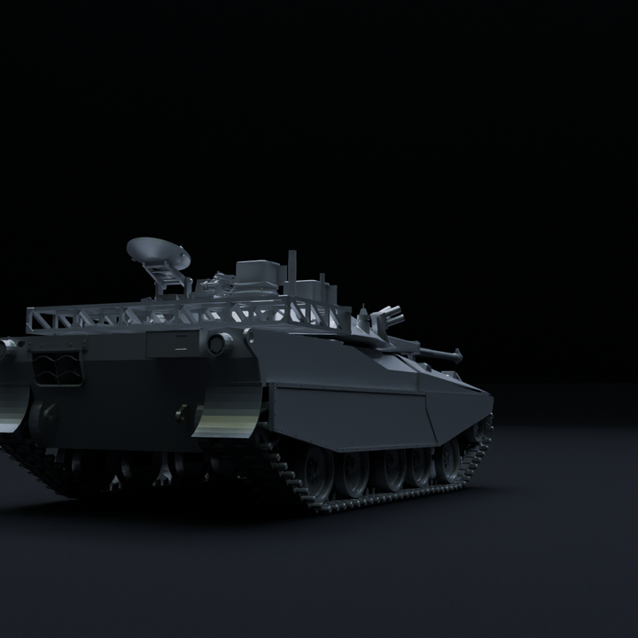 3D Printable US HSTV-L Light tank by The Military Industrial Complex