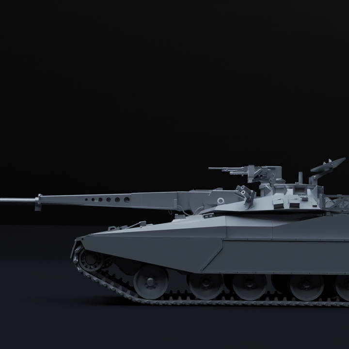3D Printable US HSTV-L Light tank by The Military Industrial Complex