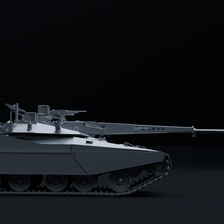 3D Printable US HSTV-L Light tank by The Military Industrial Complex
