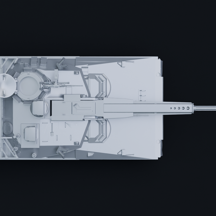 3D Printable US HSTV-L Light tank by The Military Industrial Complex