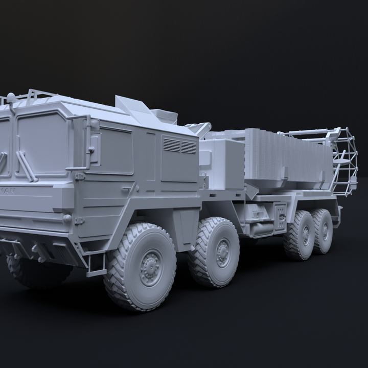 3D Printable German MAN MLC 70 Wagenmatsystem by The Military ...