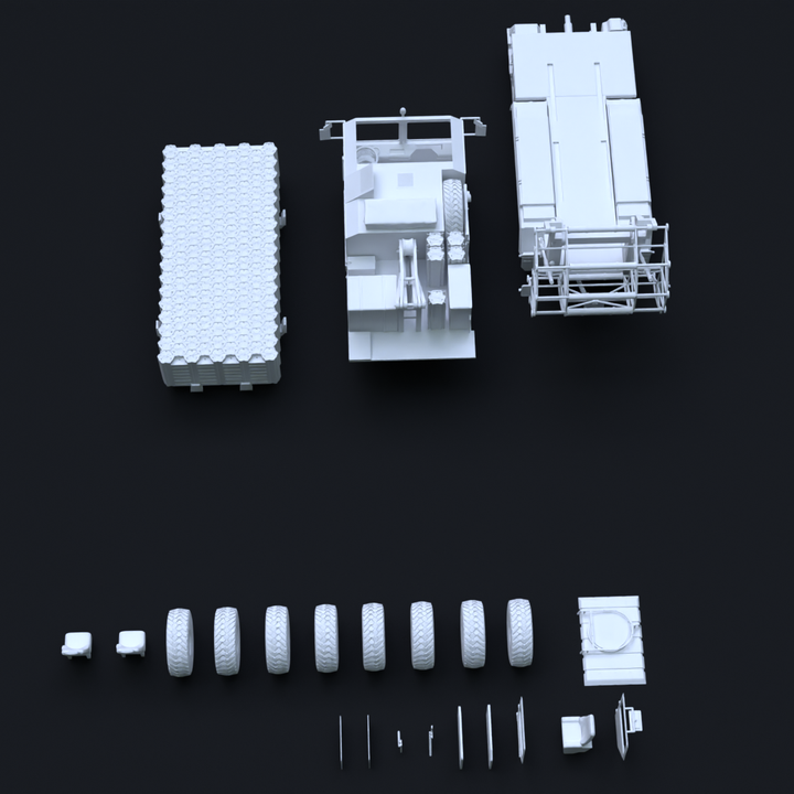 3D Printable German MAN MLC 70 Wagenmatsystem by The Military ...