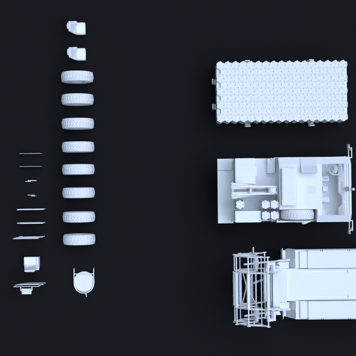 3D Printable German MAN MLC 70 Wagenmatsystem by The Military ...
