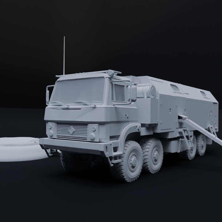 3D Printable Russian Ural 5323 with SKO 10K Water Treatment Module by ...