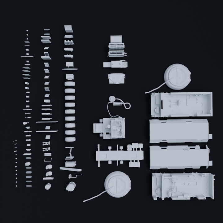 3D Printable Russian Ural 5323 with SKO 10K Water Treatment Module by ...